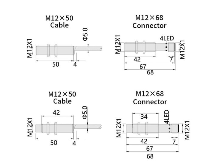Bedook Inductive Proximity Sensor Analog M12 | Bedook