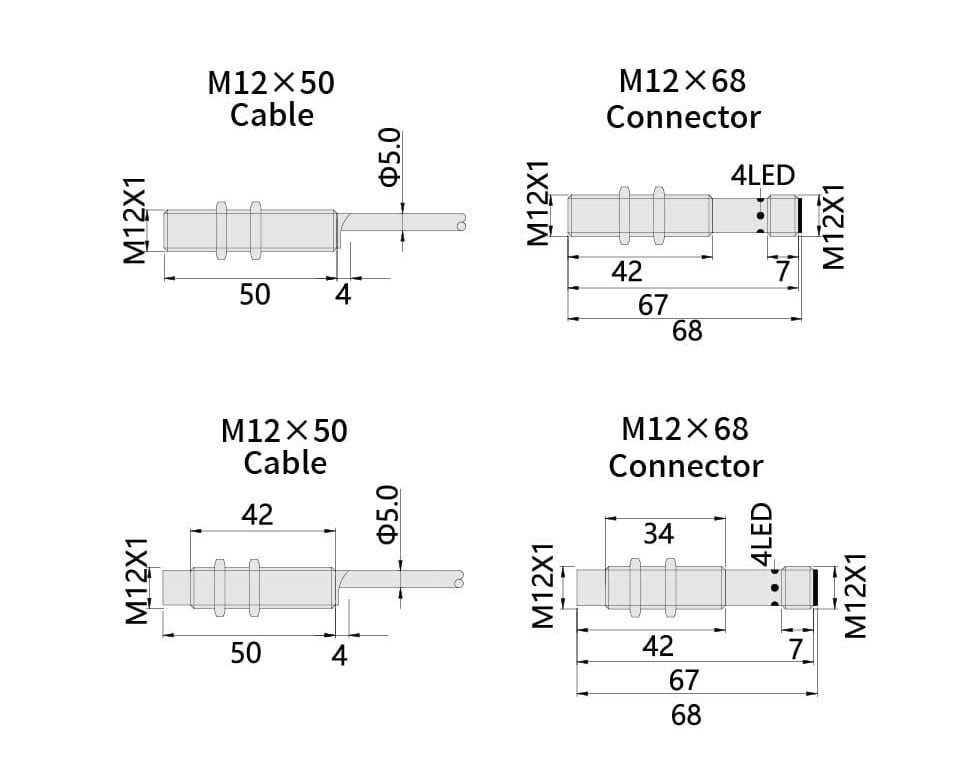 Bedook Inductive Proximity Sensor Analog M12 | Bedook