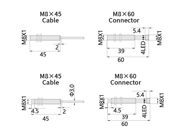 Bedook Inductive Proximity Sensor Analog M8 | Bedook